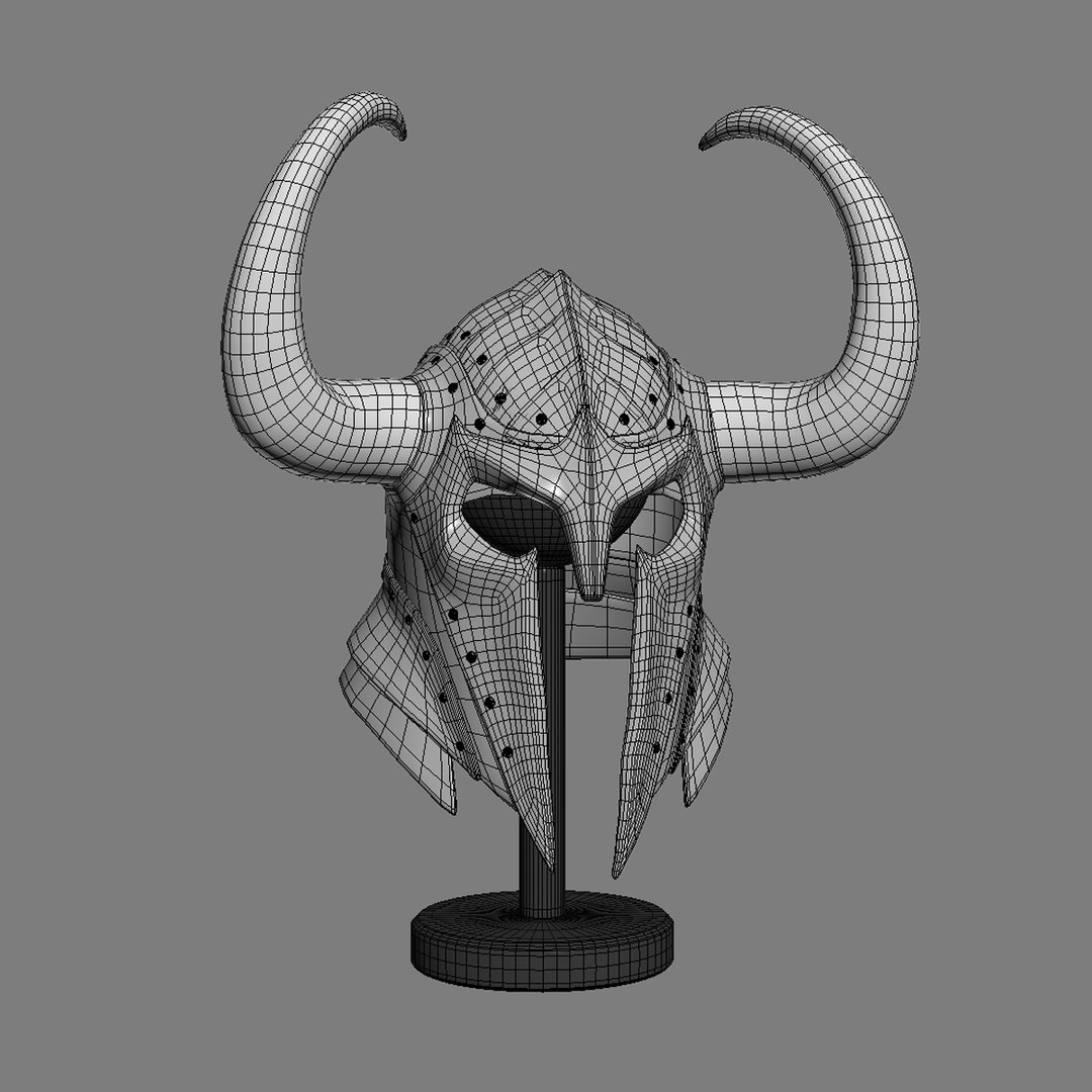 3d Model Of Medieval Knight Helmet