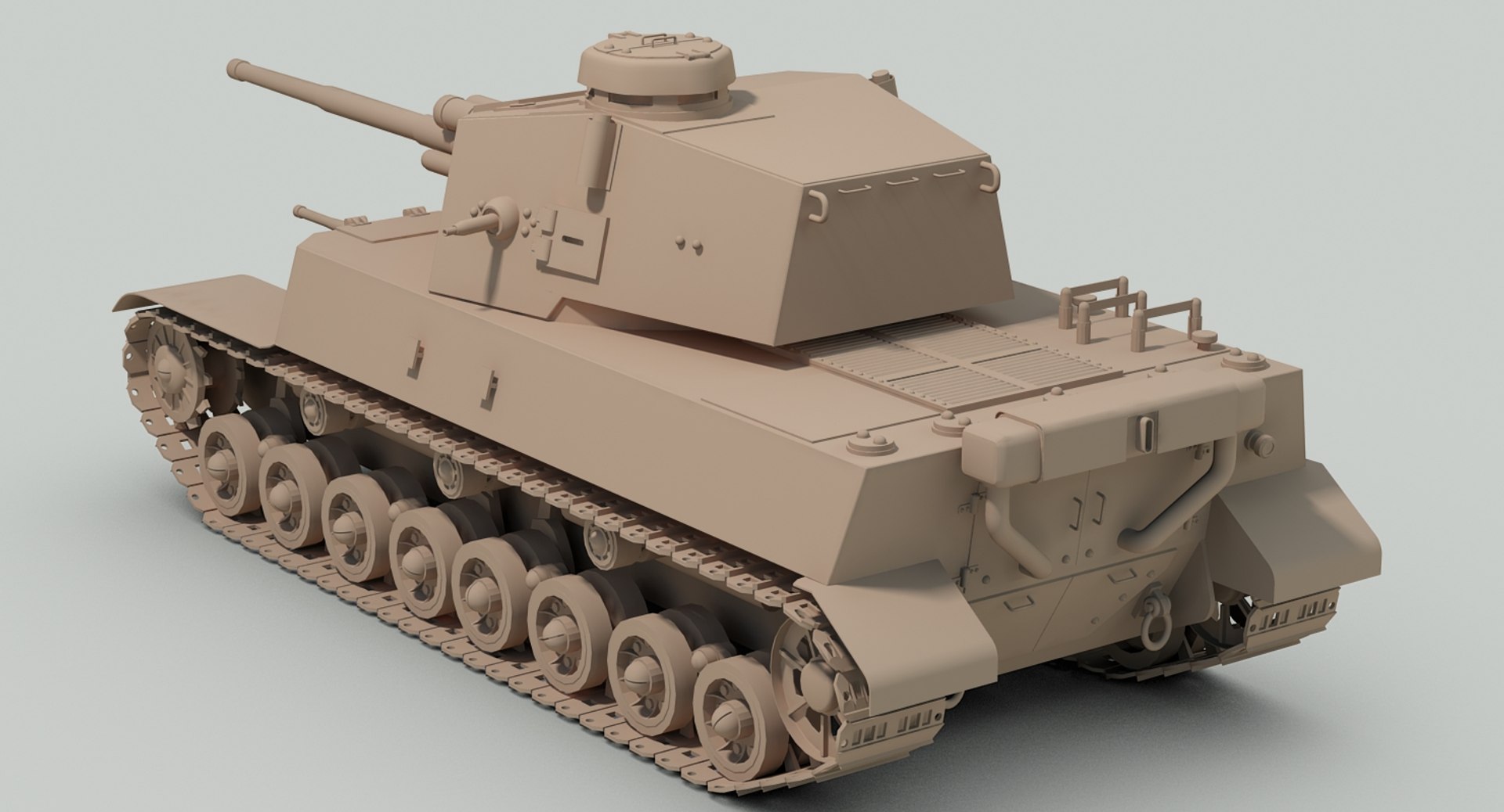 3D ww2 type 5 tank model - TurboSquid 1167305