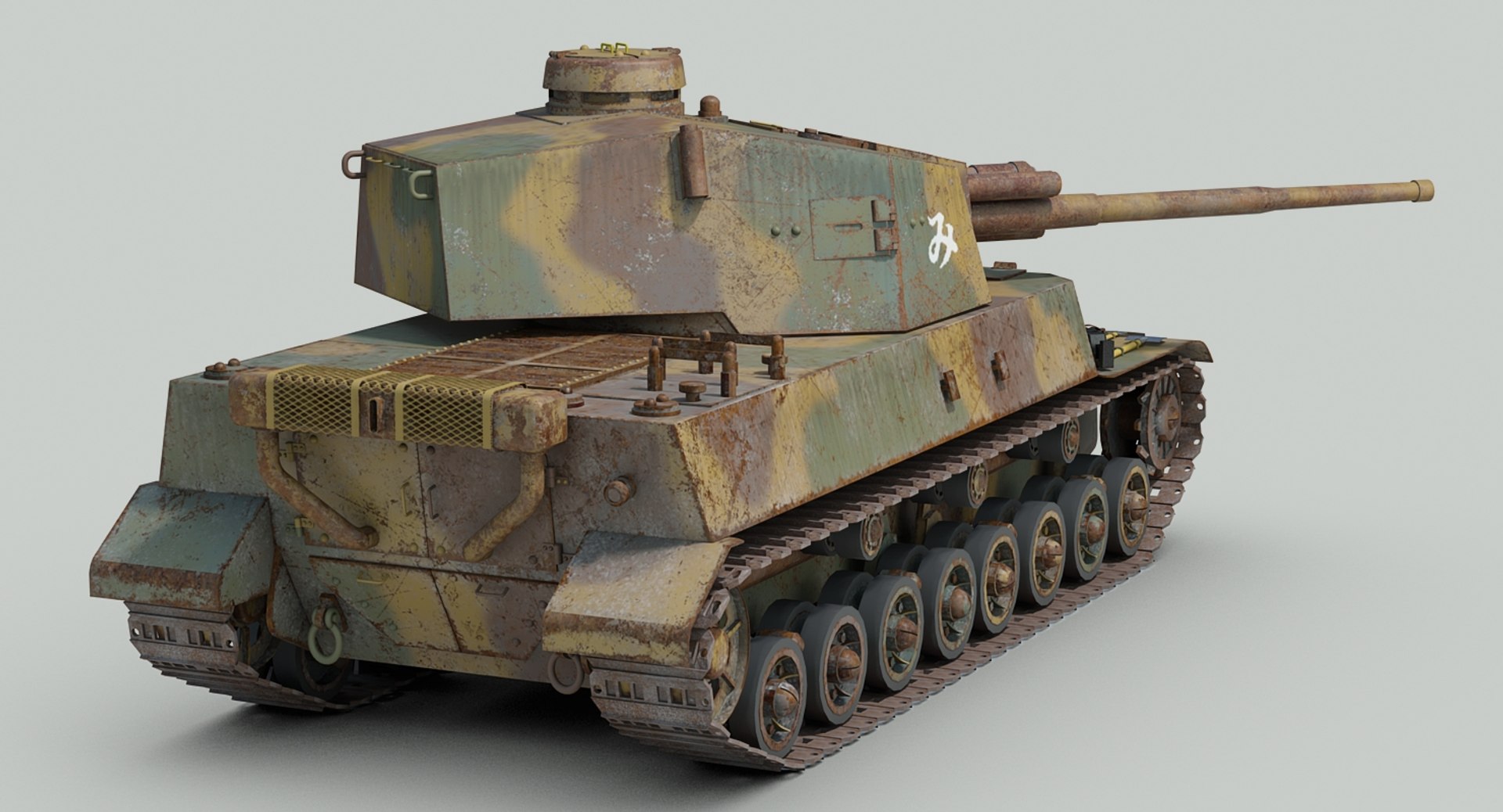3D ww2 type 5 tank model - TurboSquid 1167305