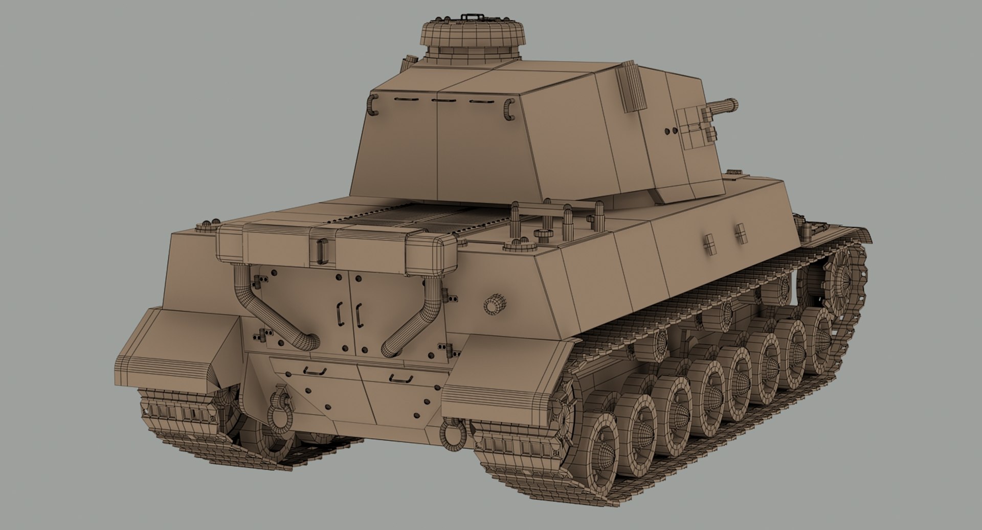 3D ww2 type 5 tank model - TurboSquid 1167305