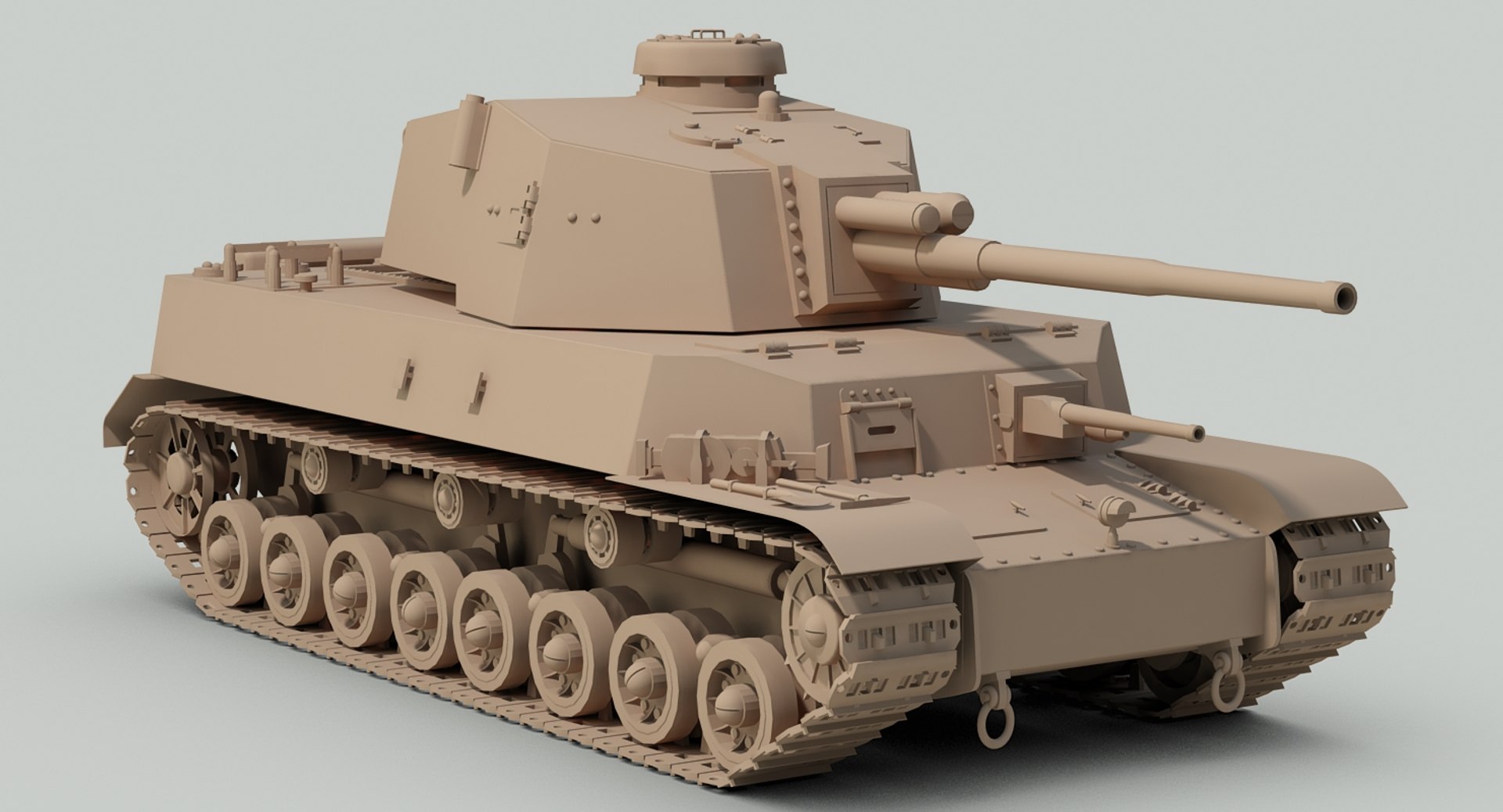 3D ww2 type 5 tank model - TurboSquid 1167305