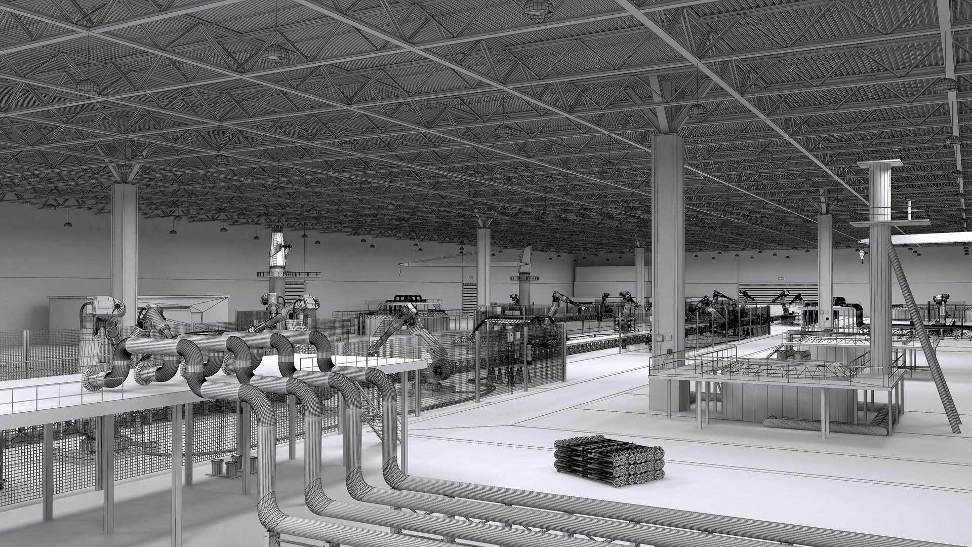 Car Factory 3D - TurboSquid 1716186