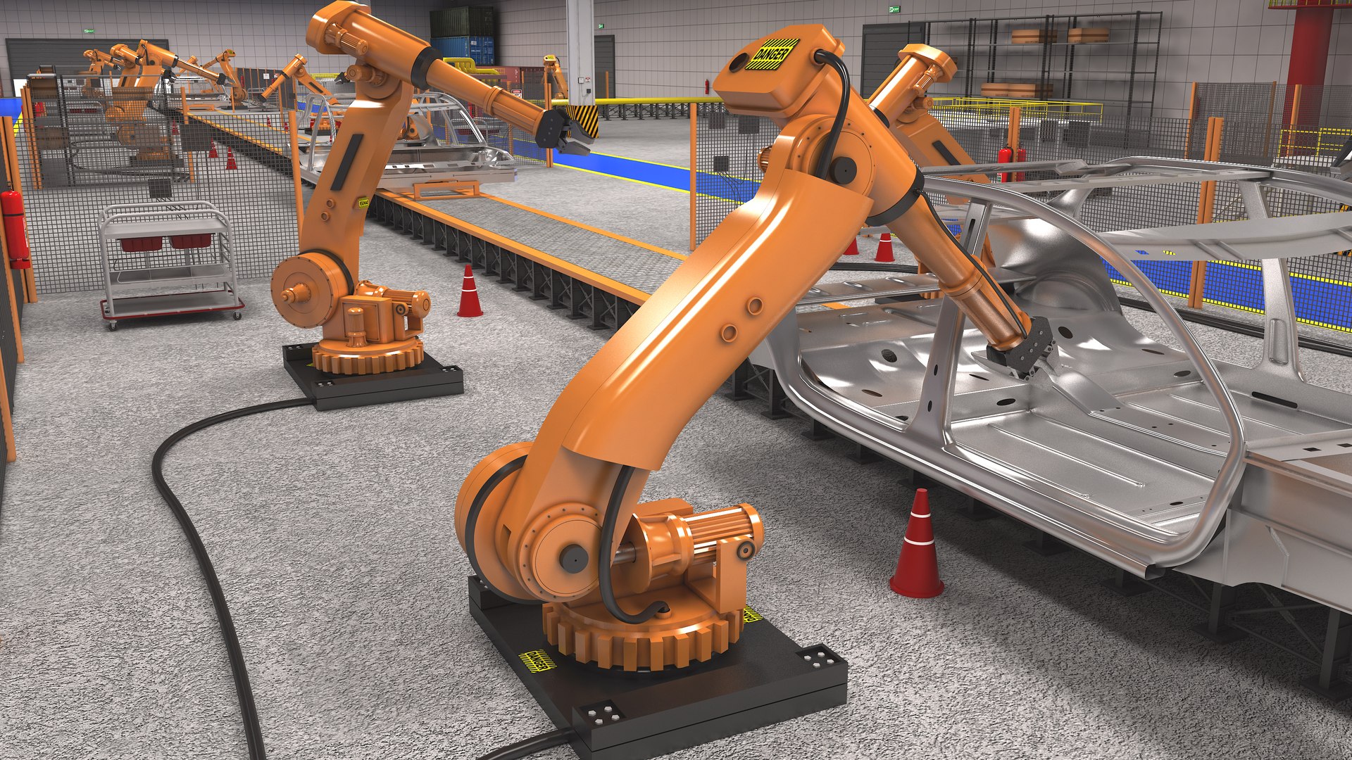 Car Factory 3D - TurboSquid 1716186