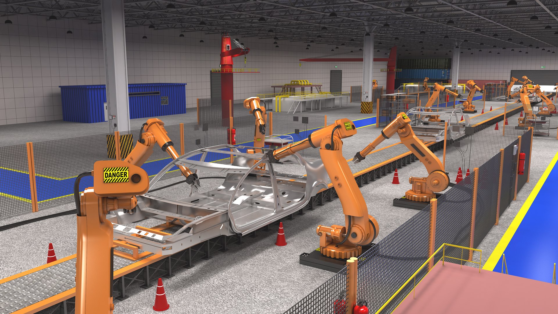 Car Factory 3D - TurboSquid 1716186