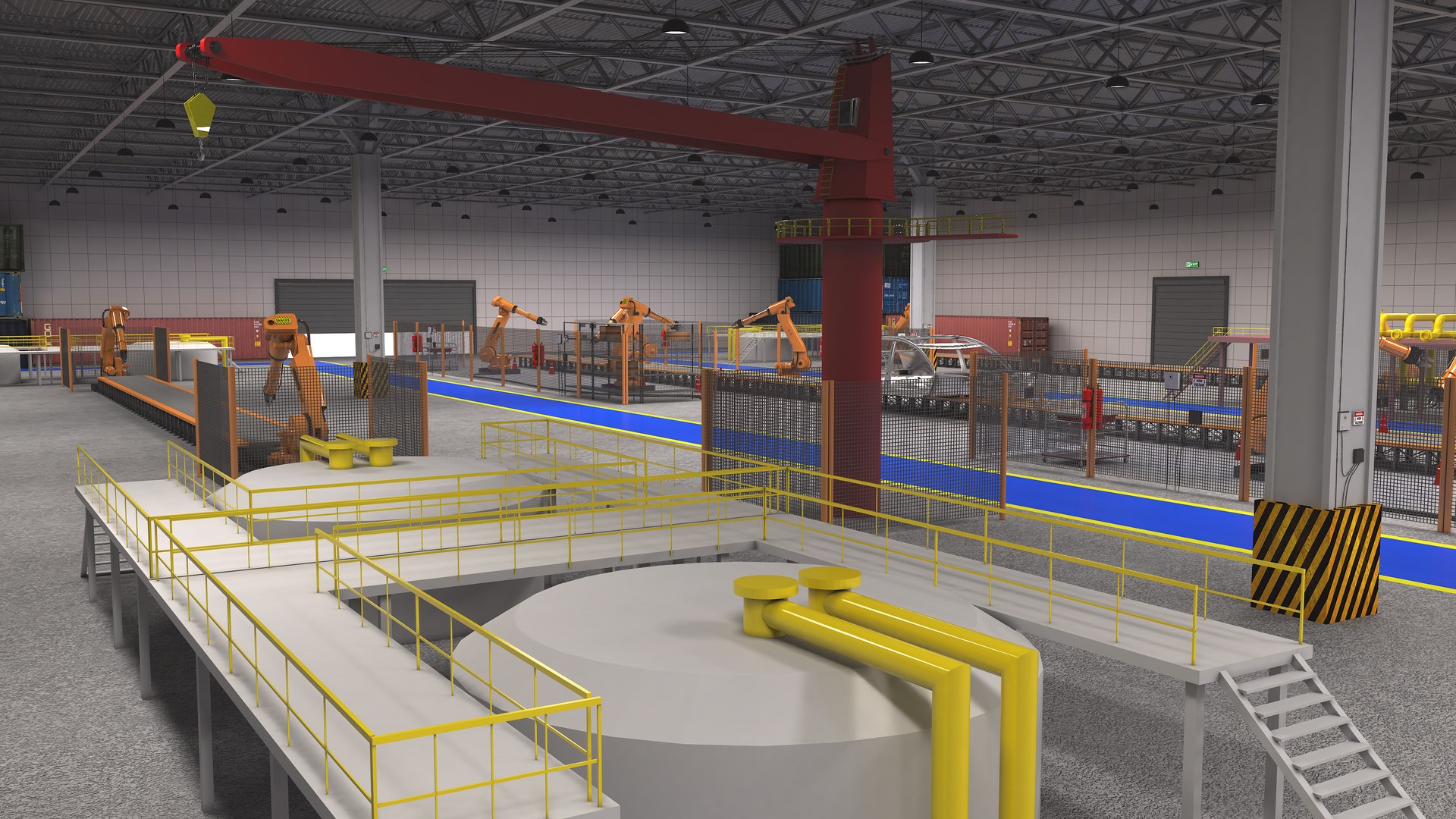 Car Factory 3D - TurboSquid 1716186