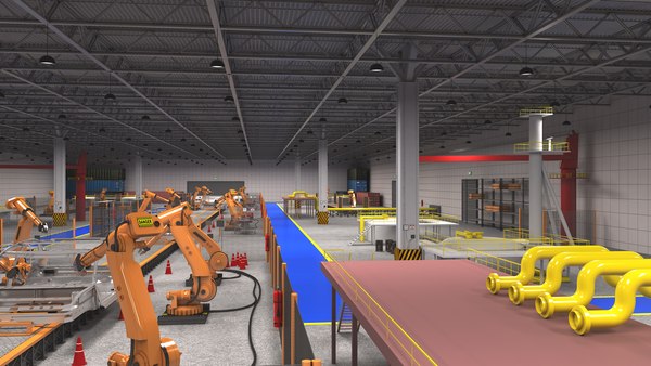 Car Factory 3D - TurboSquid 1716186