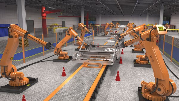 Car Factory 3D - TurboSquid 1716186