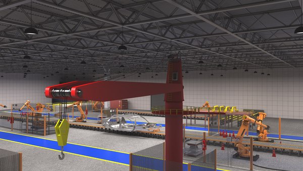 Car Factory 3D - TurboSquid 1716186