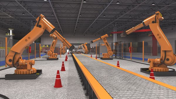 Car Factory 3D - TurboSquid 1716186