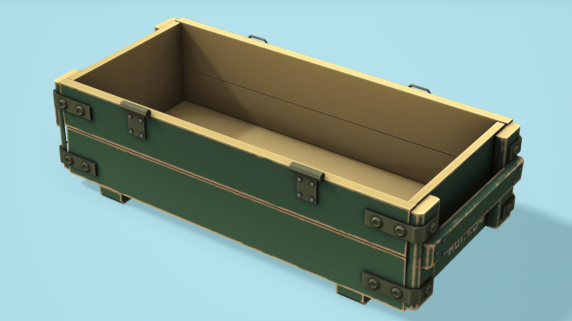 3D Military Crate - Low Poly Mobile Ready - TurboSquid 2038725