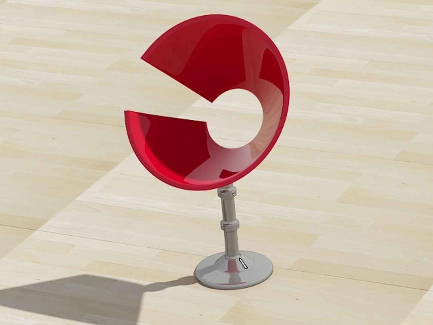 modern stool design 3d model