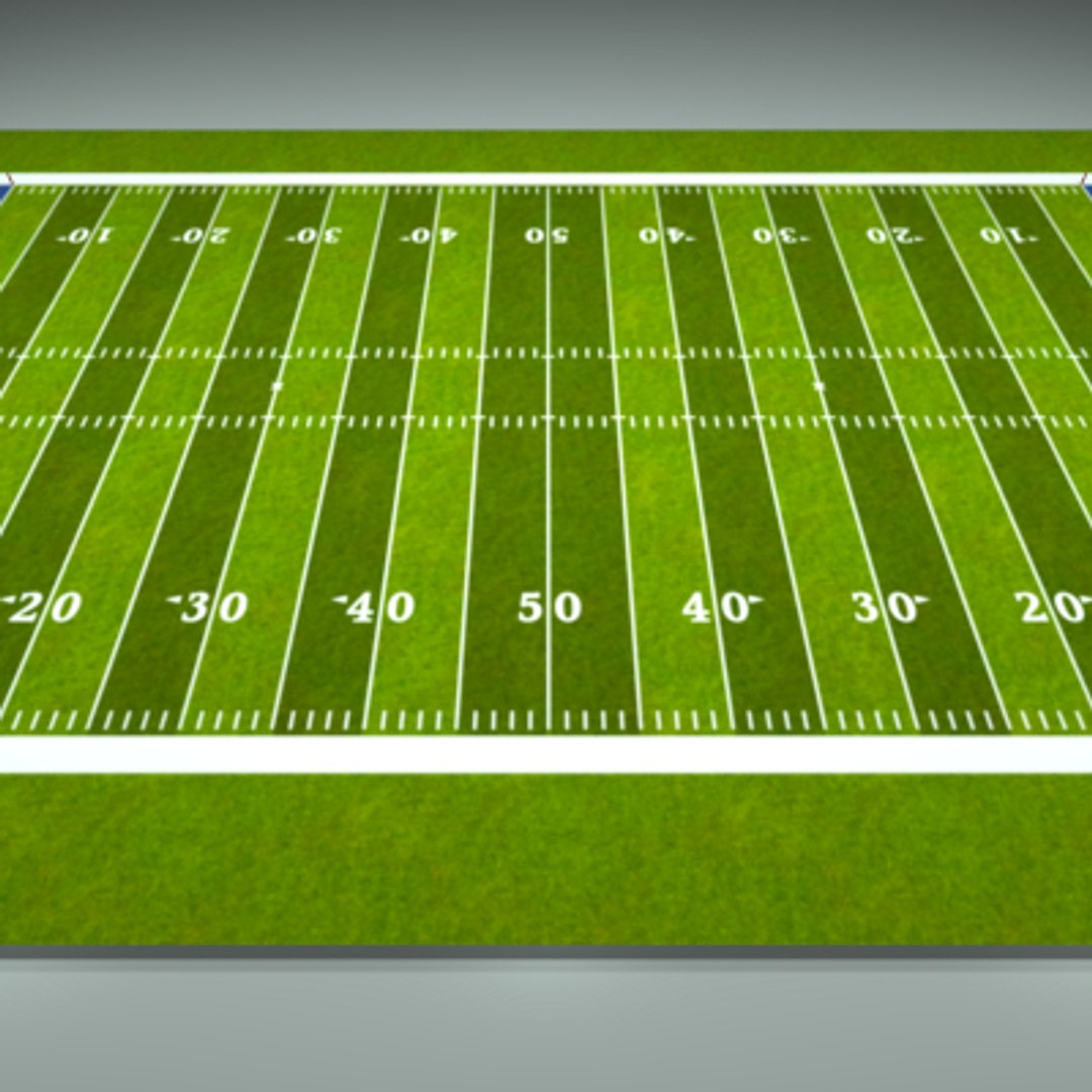 3d Football Field Model