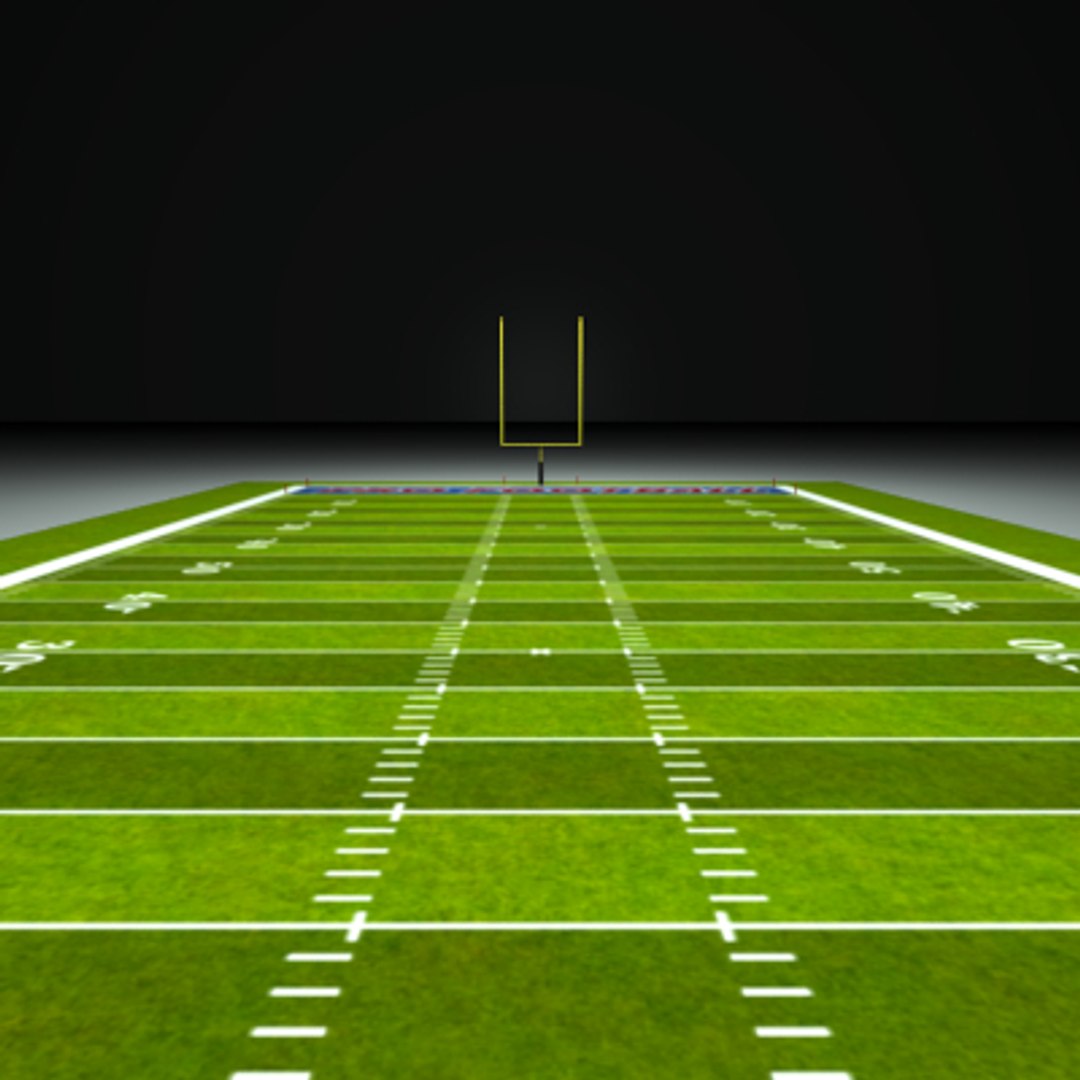 3d Football Field Model