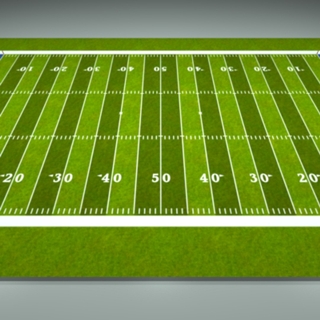 3d football field model