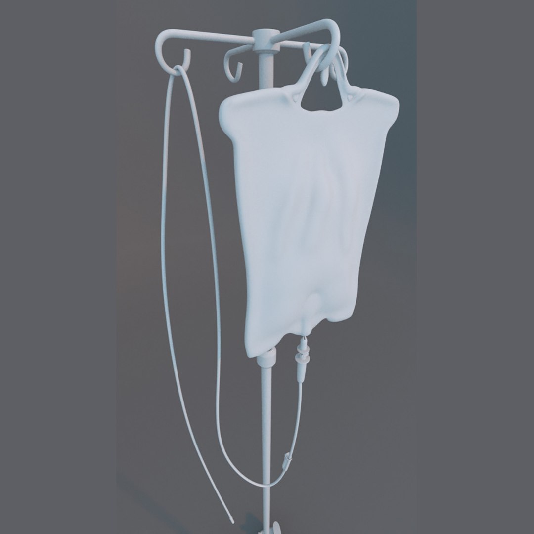 3d Iv Stand Model