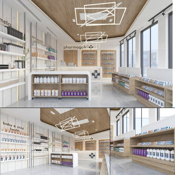 Pharmacy 3D Models for Download | TurboSquid