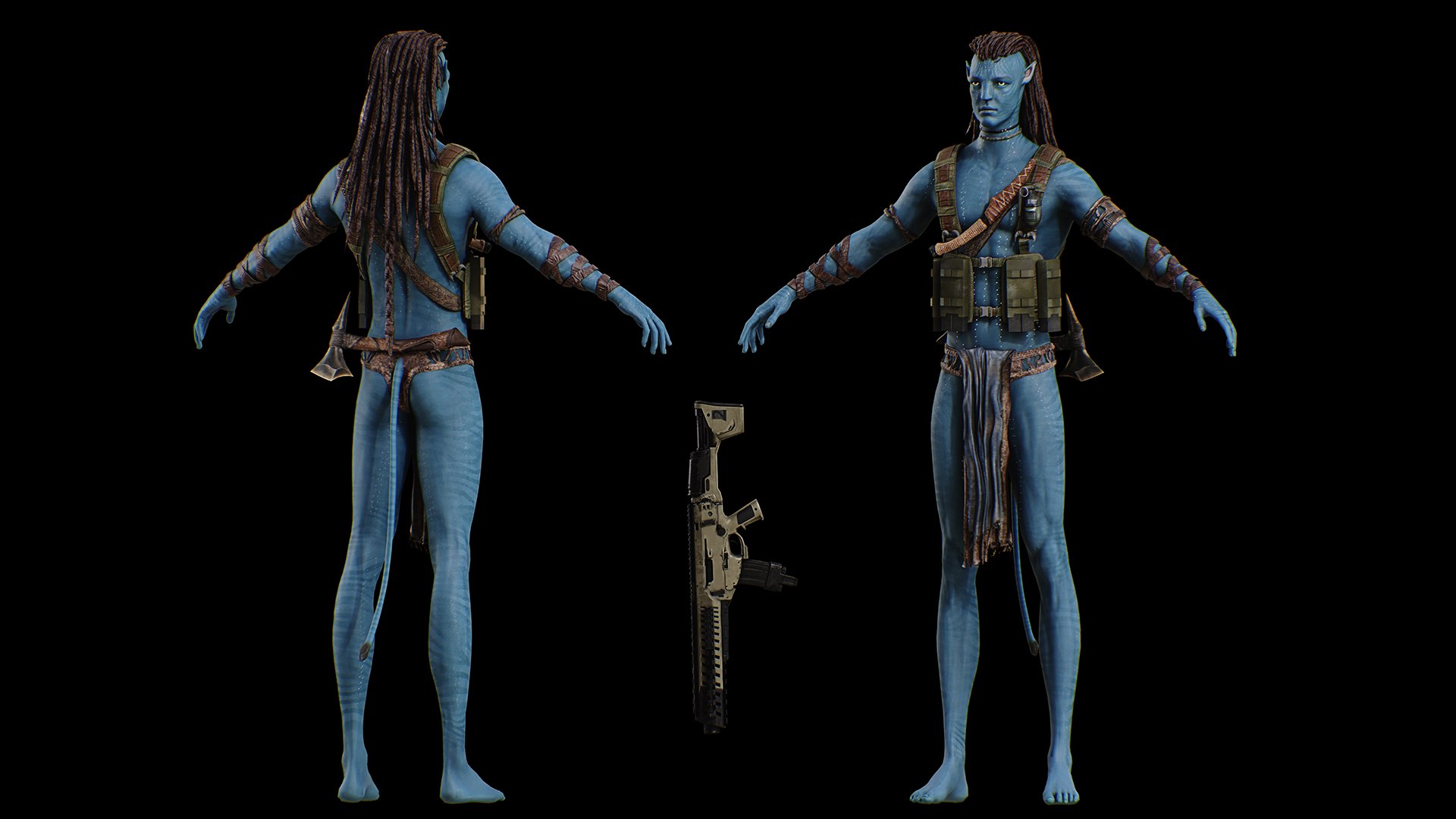 3D Jake Sully From Avatar Model - TurboSquid 2380722