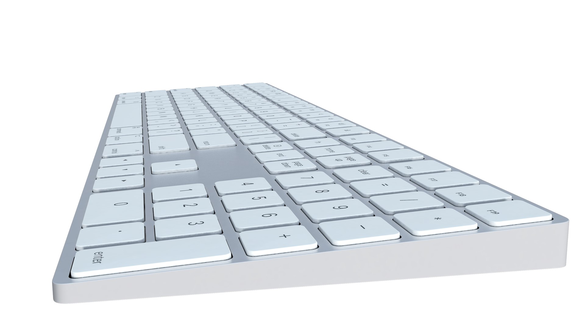 3D Keyboard Apple Wireless Model - TurboSquid 1458194