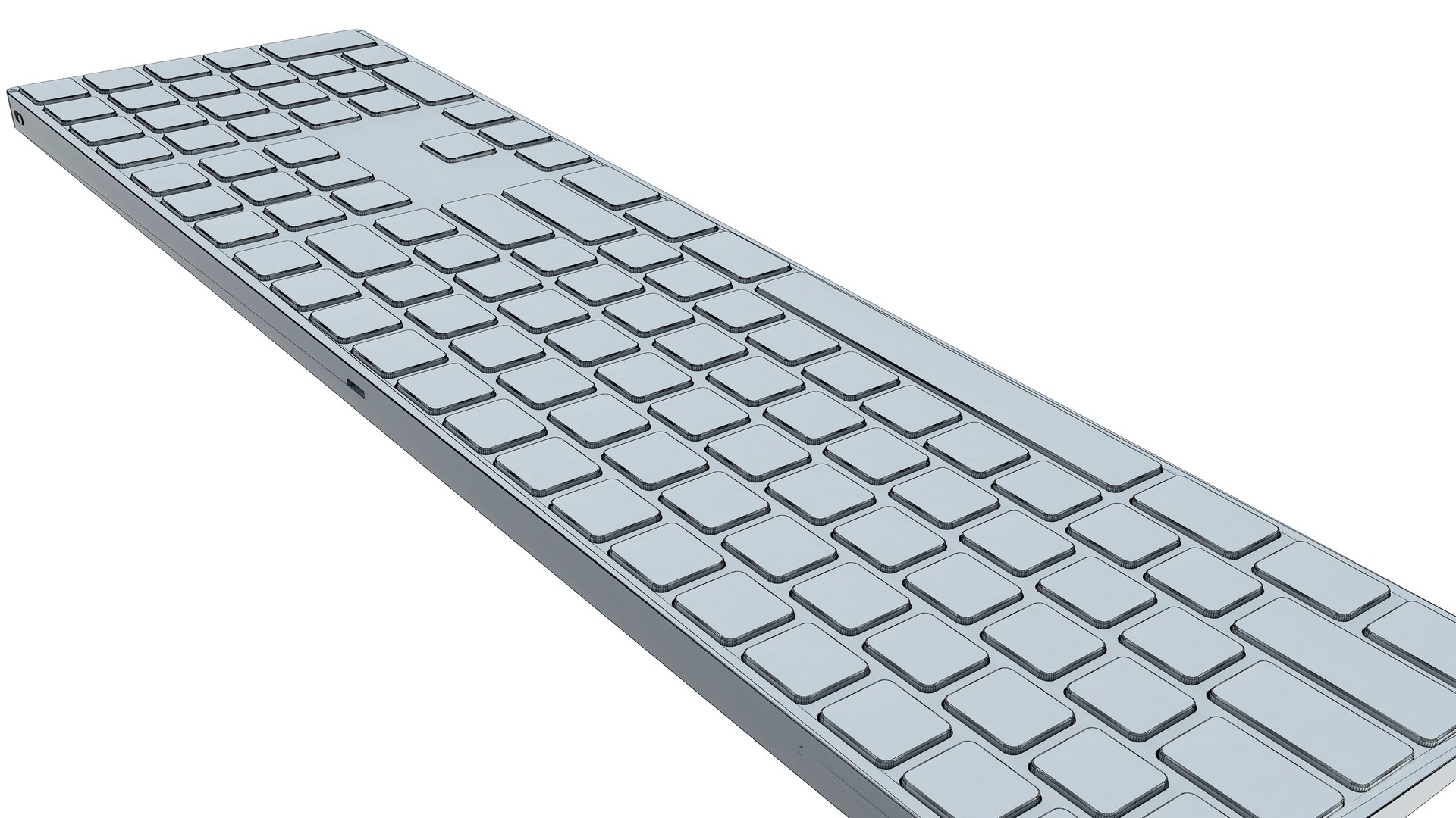 3D Keyboard Apple Wireless Model - TurboSquid 1458194