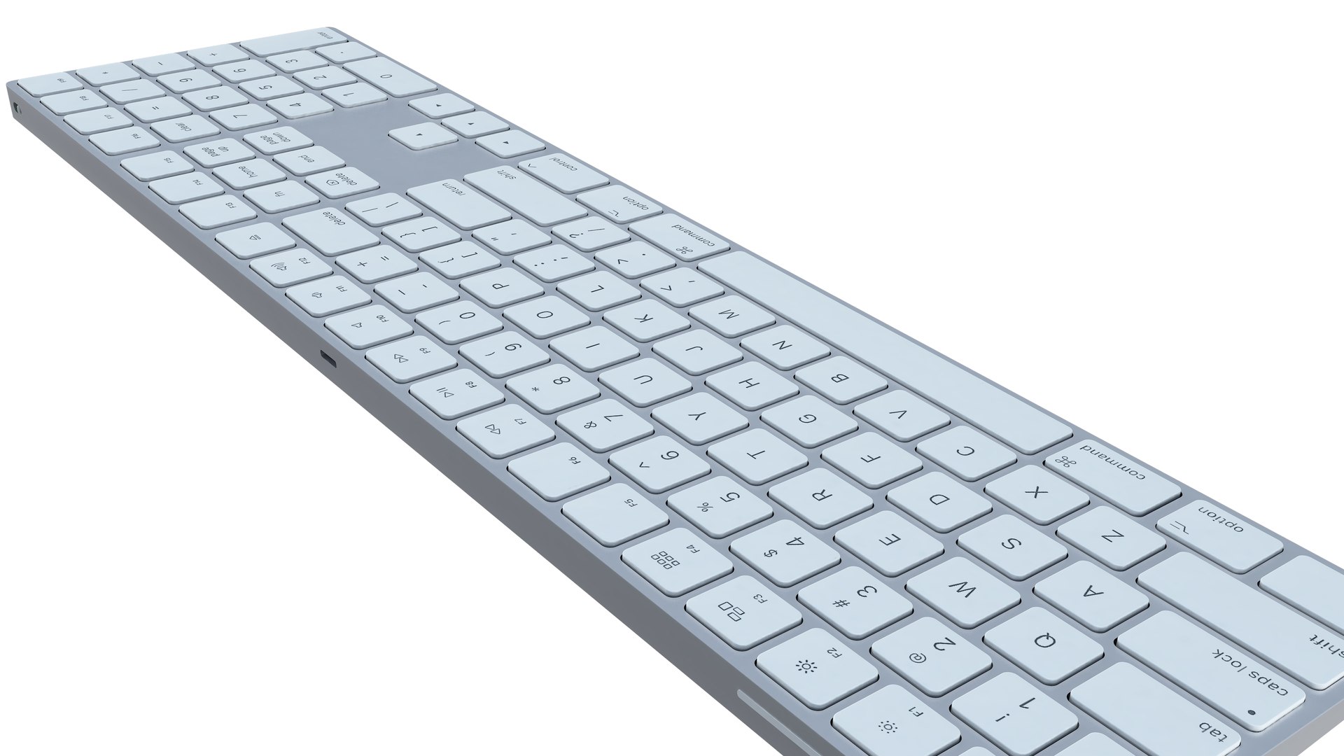3D Keyboard Apple Wireless Model - TurboSquid 1458194