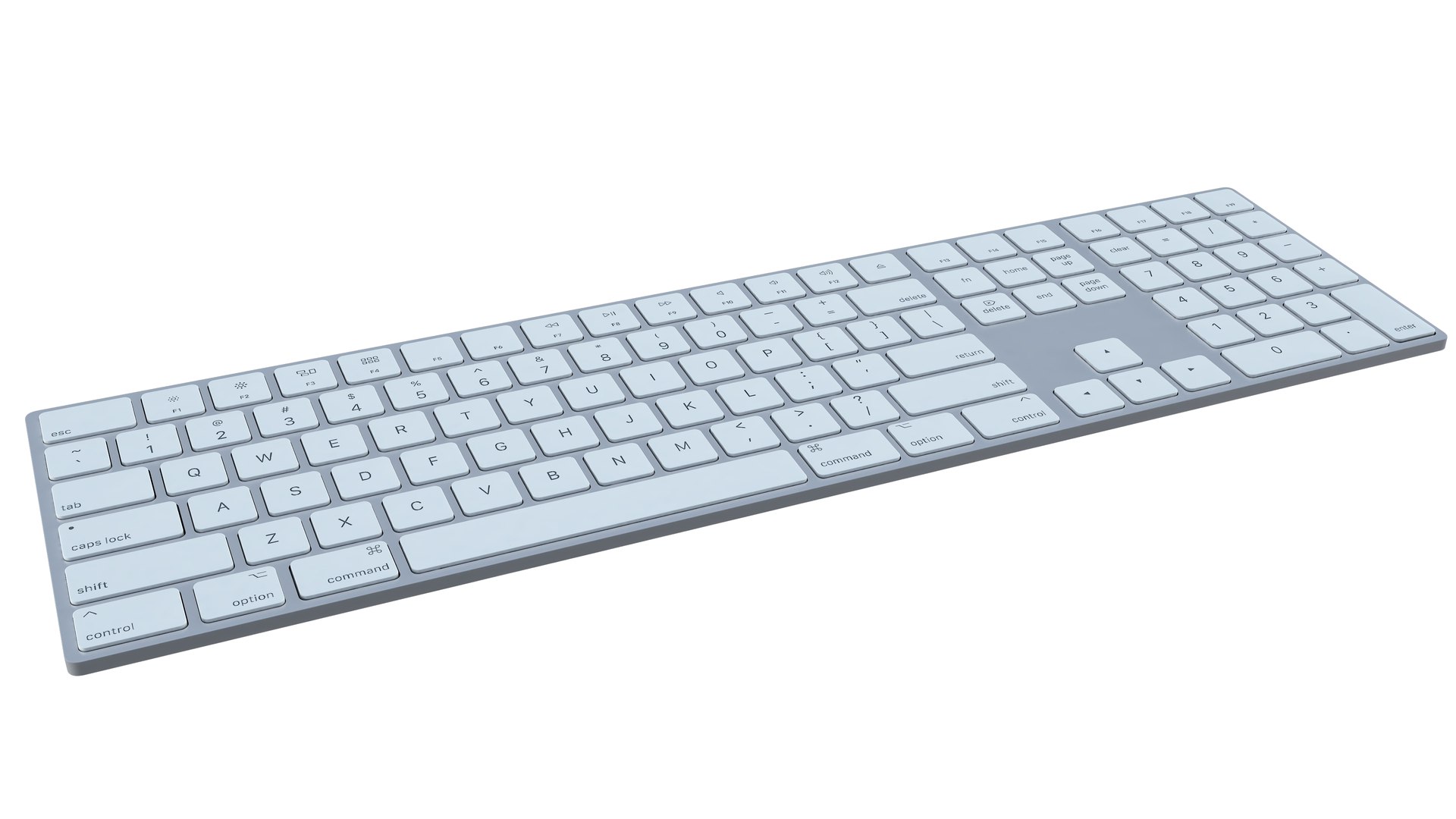 3D Keyboard Apple Wireless Model - TurboSquid 1458194