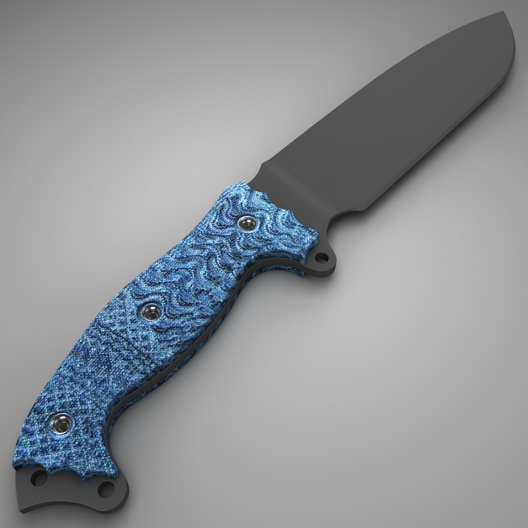 Busse Natural Combat Knife 3d 3ds