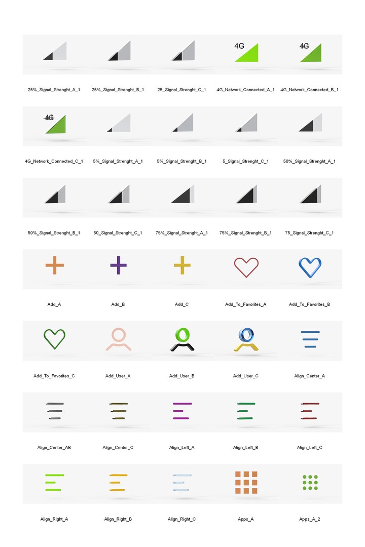 3D Dosch 3D - 3D Pictograms model - TurboSquid 1916658