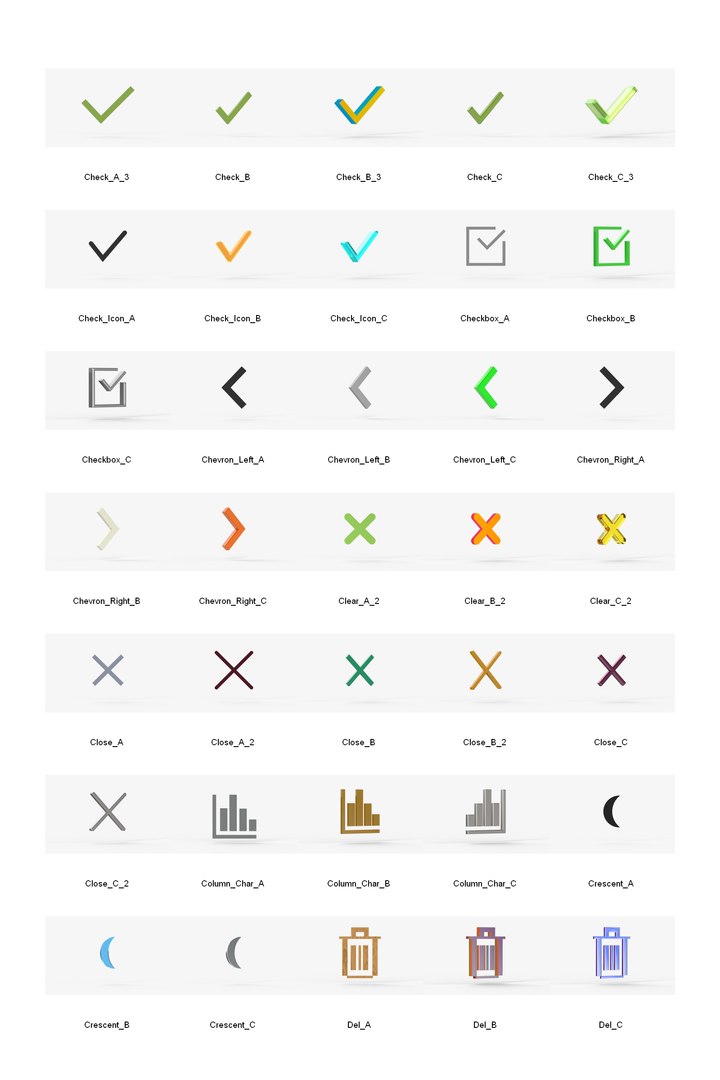 3D Dosch 3D - 3D Pictograms model - TurboSquid 1916658