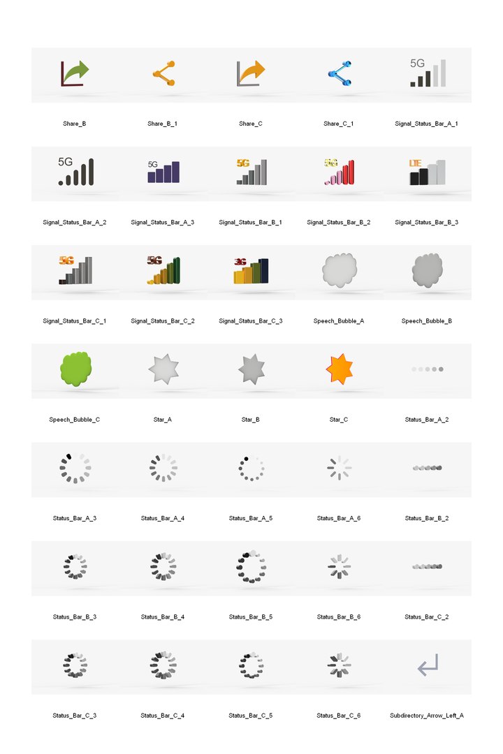 3D Dosch 3D - 3D Pictograms model - TurboSquid 1916658