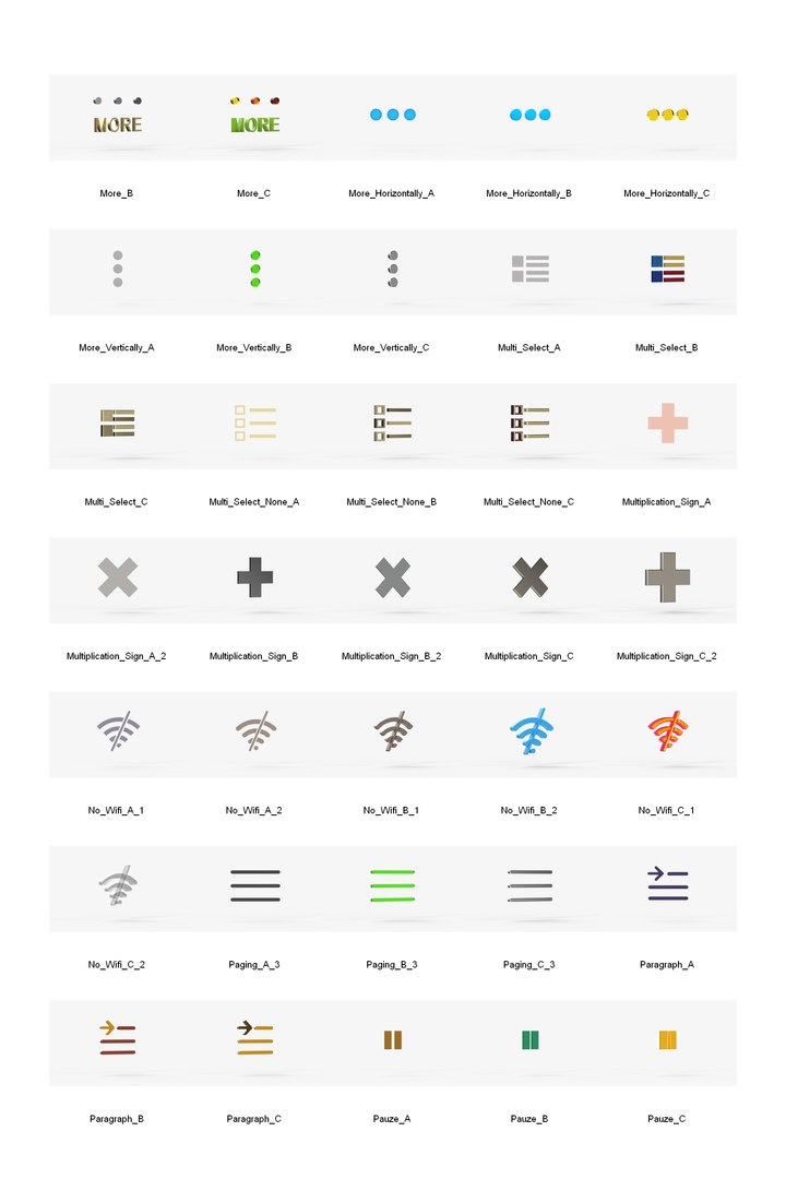 3D Dosch 3D - 3D Pictograms model - TurboSquid 1916658