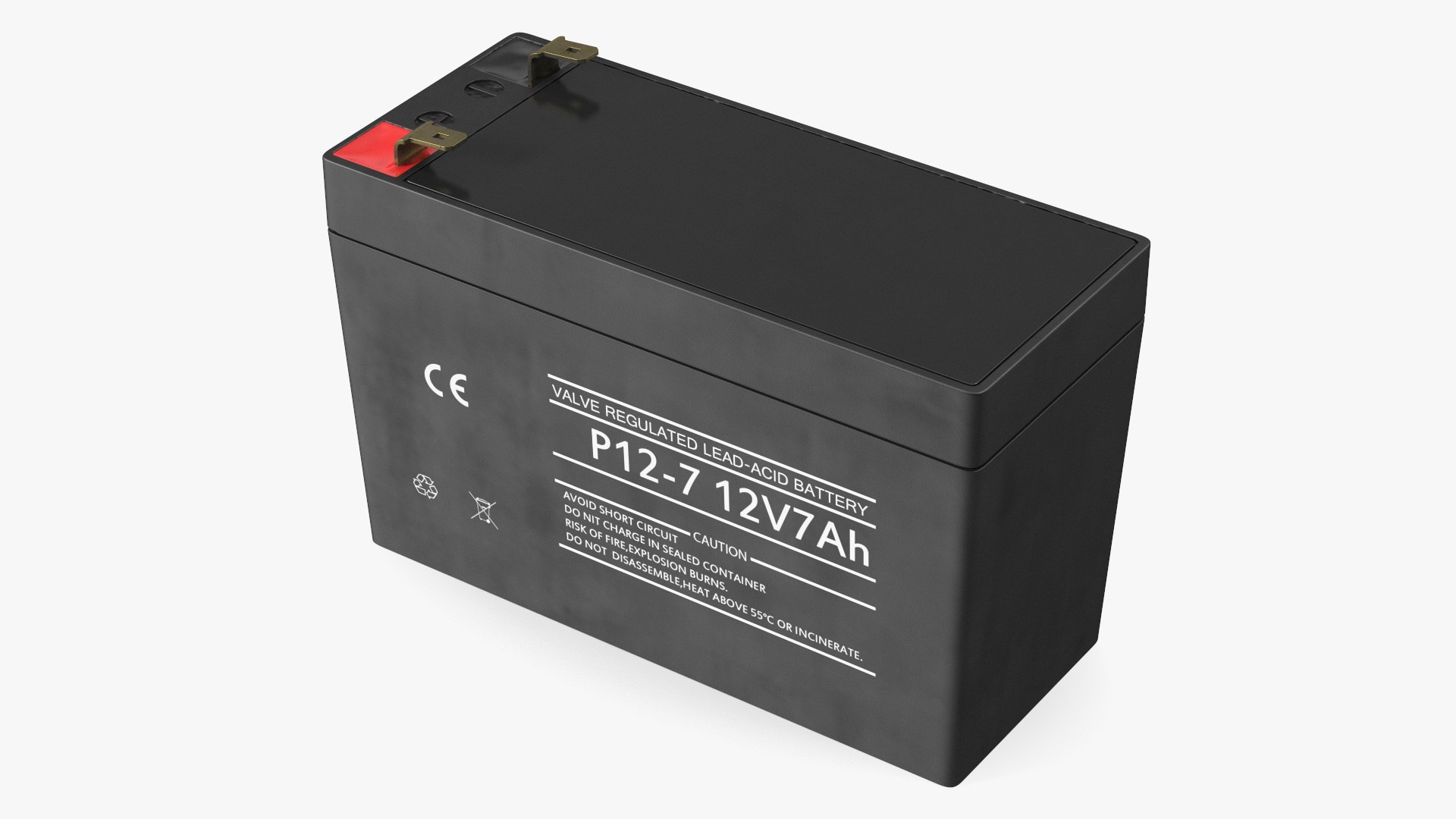 Sealed Lead Acid Battery 3D Model - TurboSquid 2238332