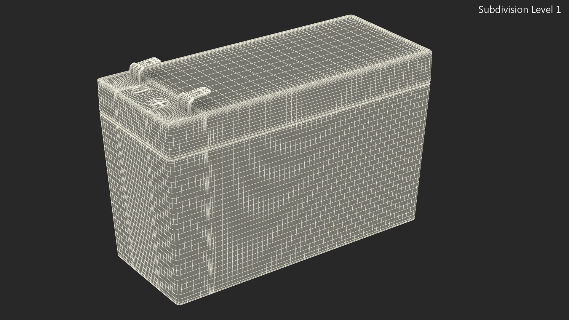 Sealed Lead Acid Battery 3D Model - TurboSquid 2238332