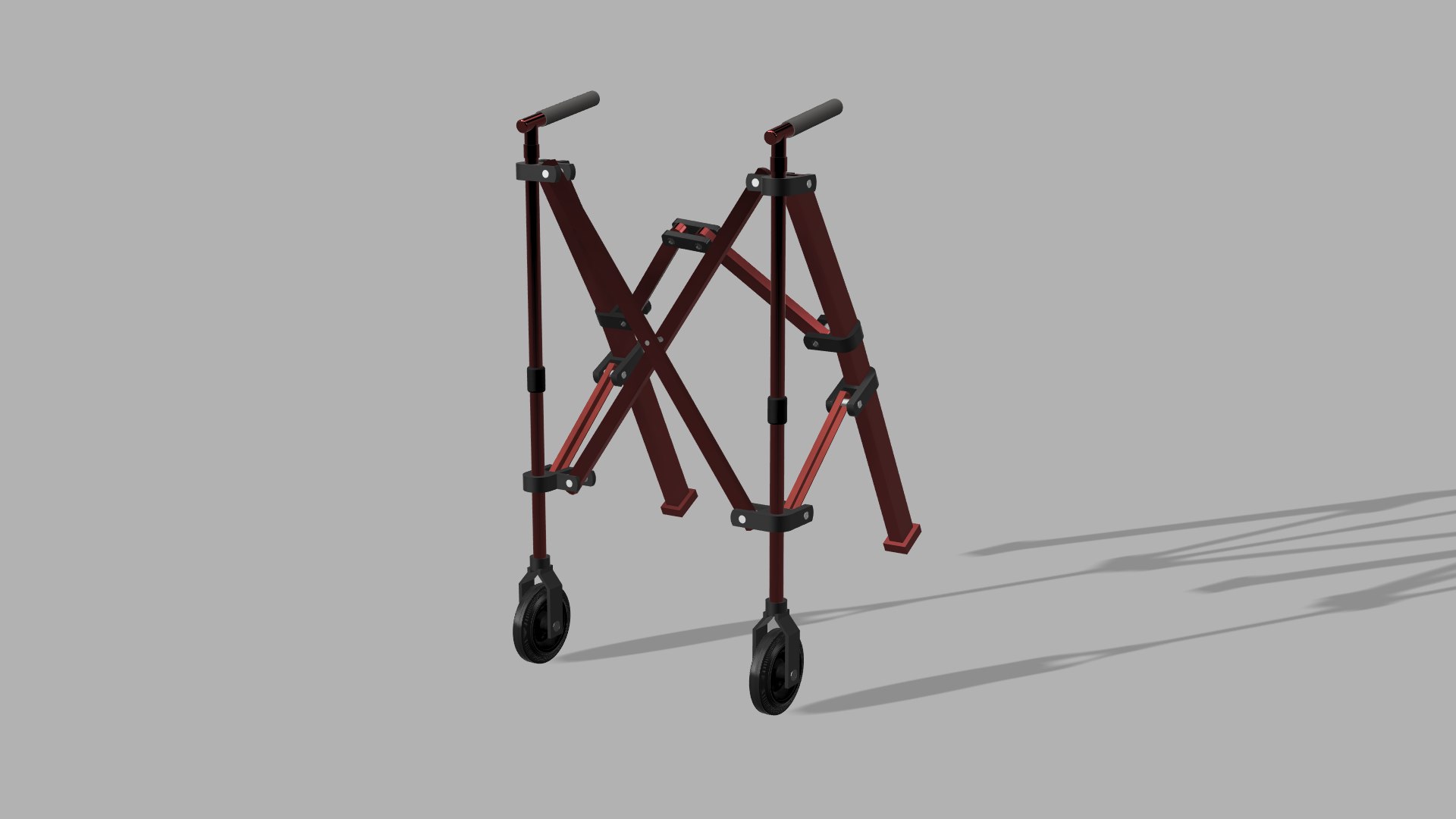 Walker with X-linkage 3D model - TurboSquid 1925296