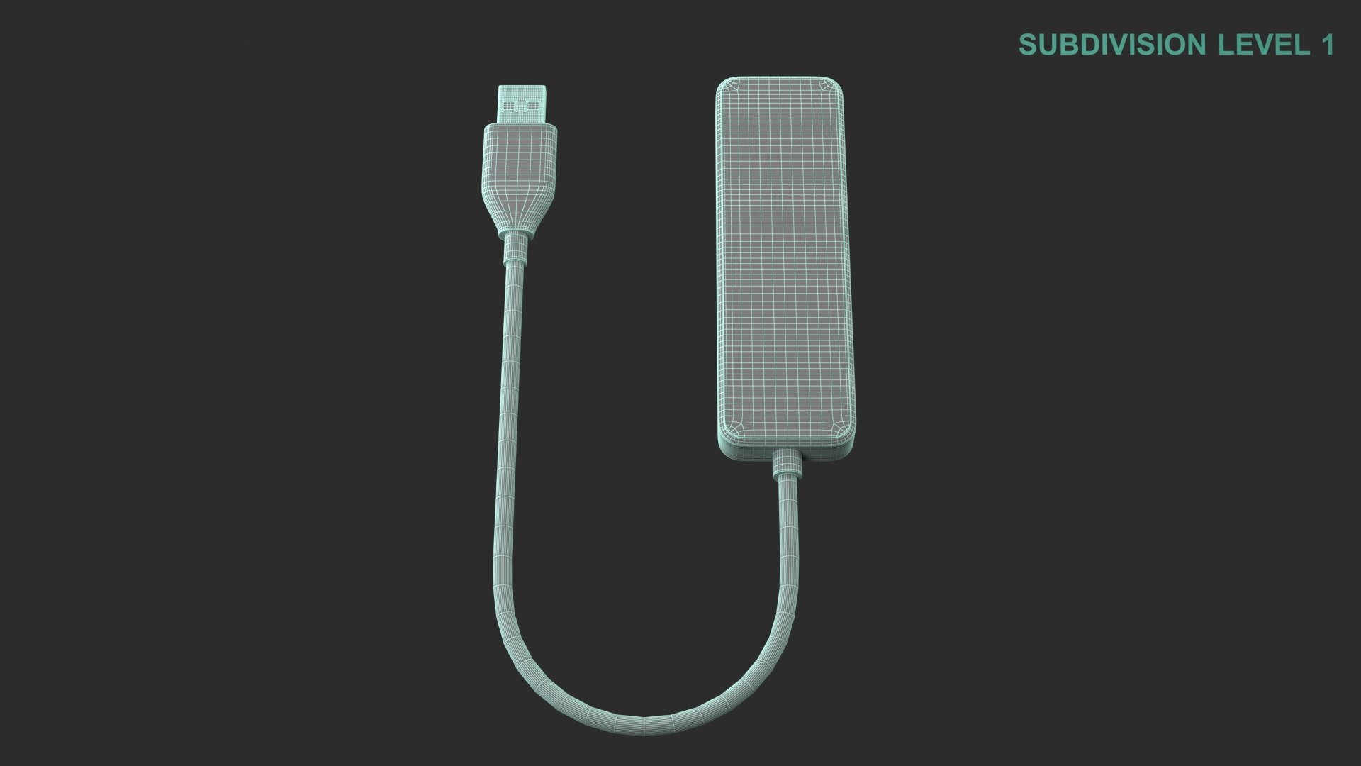USB Hub 3D Model - TurboSquid 2035205