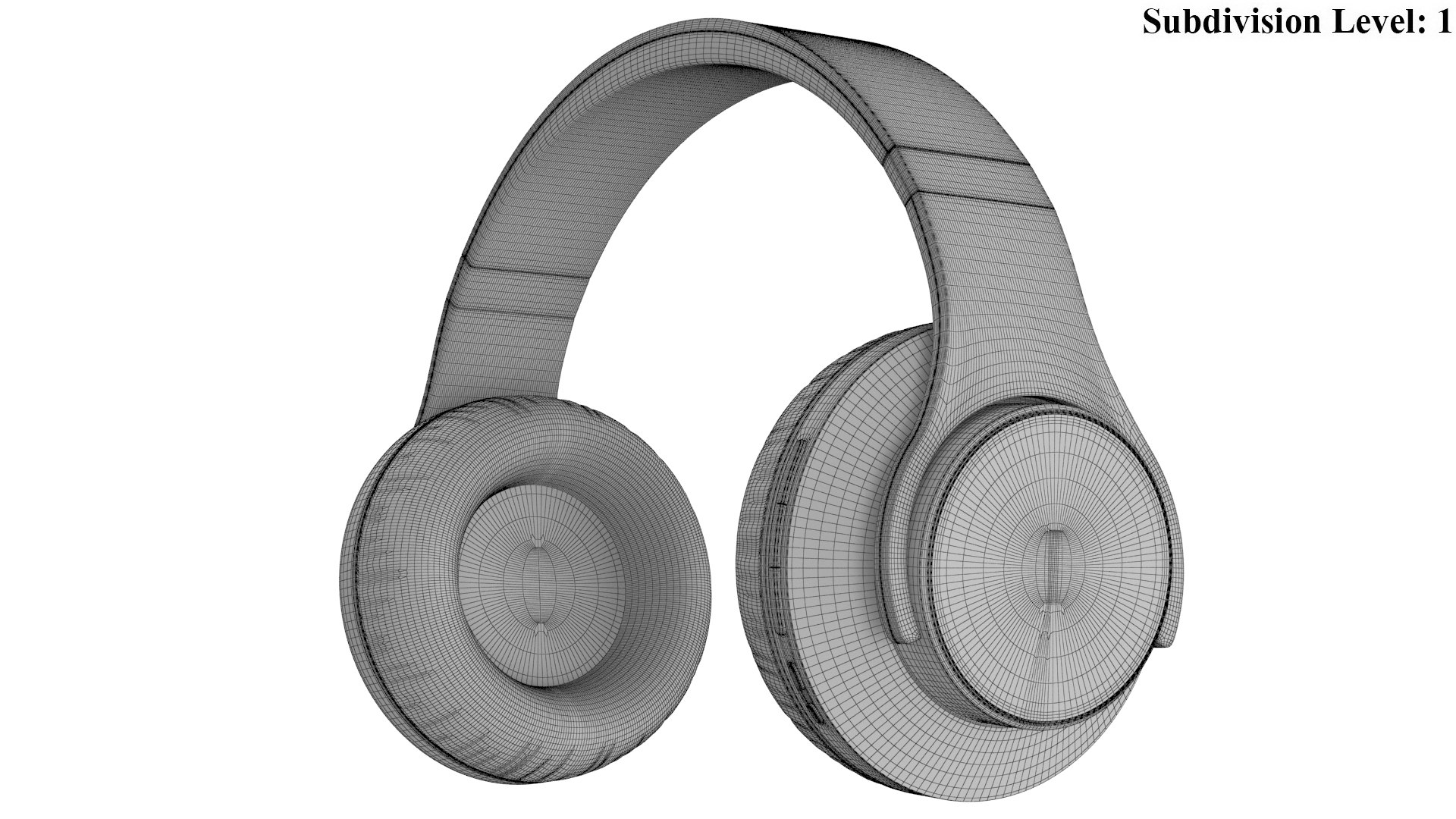 Detailed Headset Black Model - TurboSquid 2129234