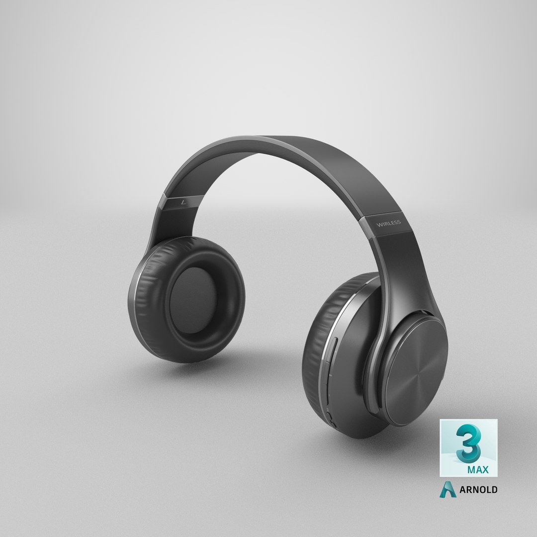 Detailed Headset Black Model - TurboSquid 2129234