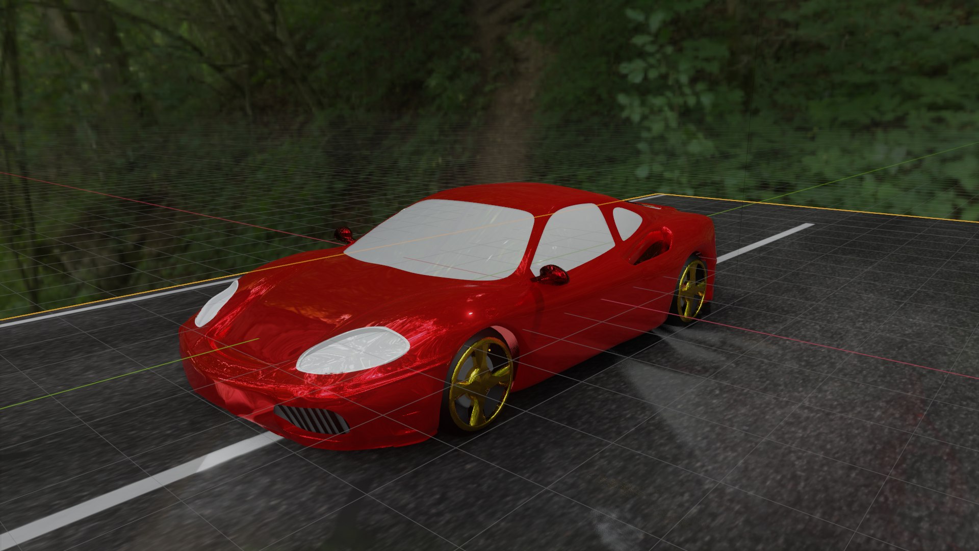 modelo 3d Ferrari Modena 360 Sports Car - TurboSquid 2069903