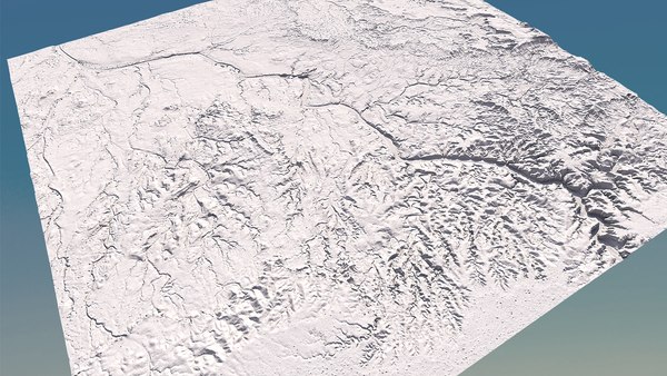 Landscape valley 3D model - TurboSquid 1679848