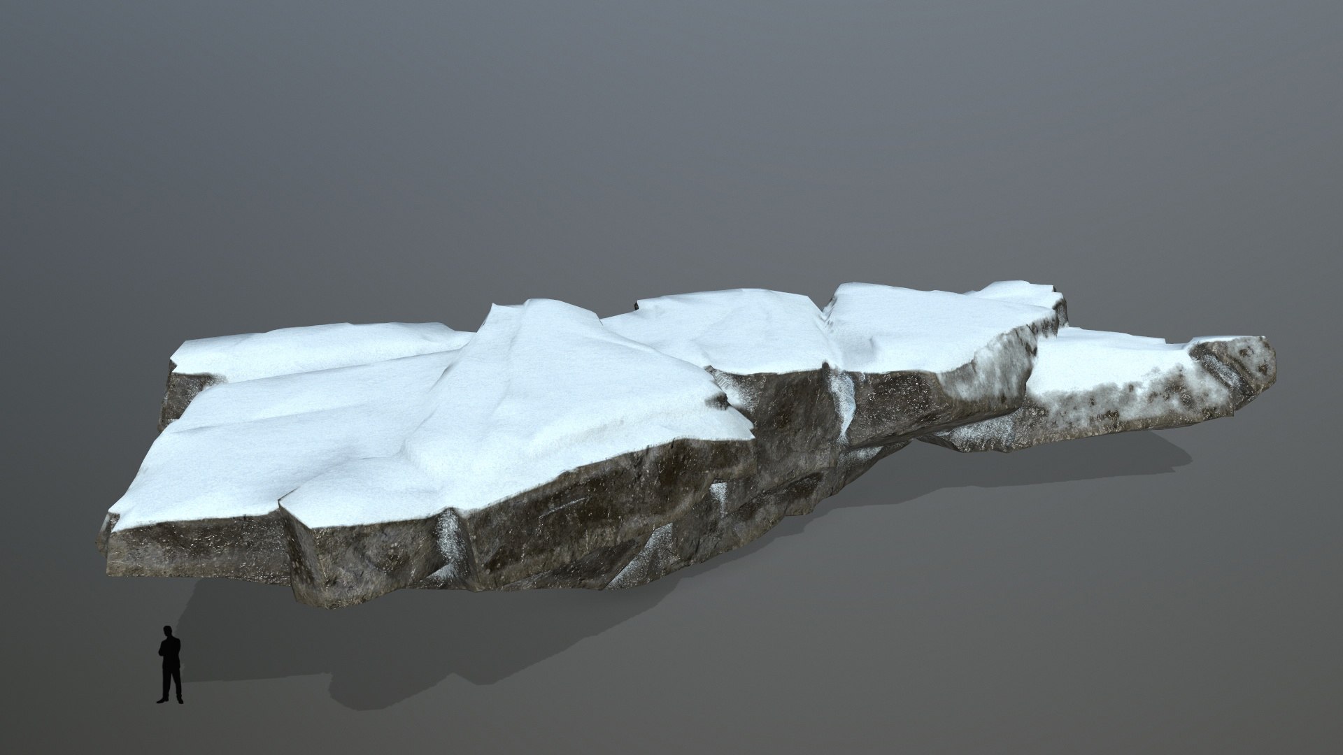 Snow Rocks 3D Model - TurboSquid 2107260