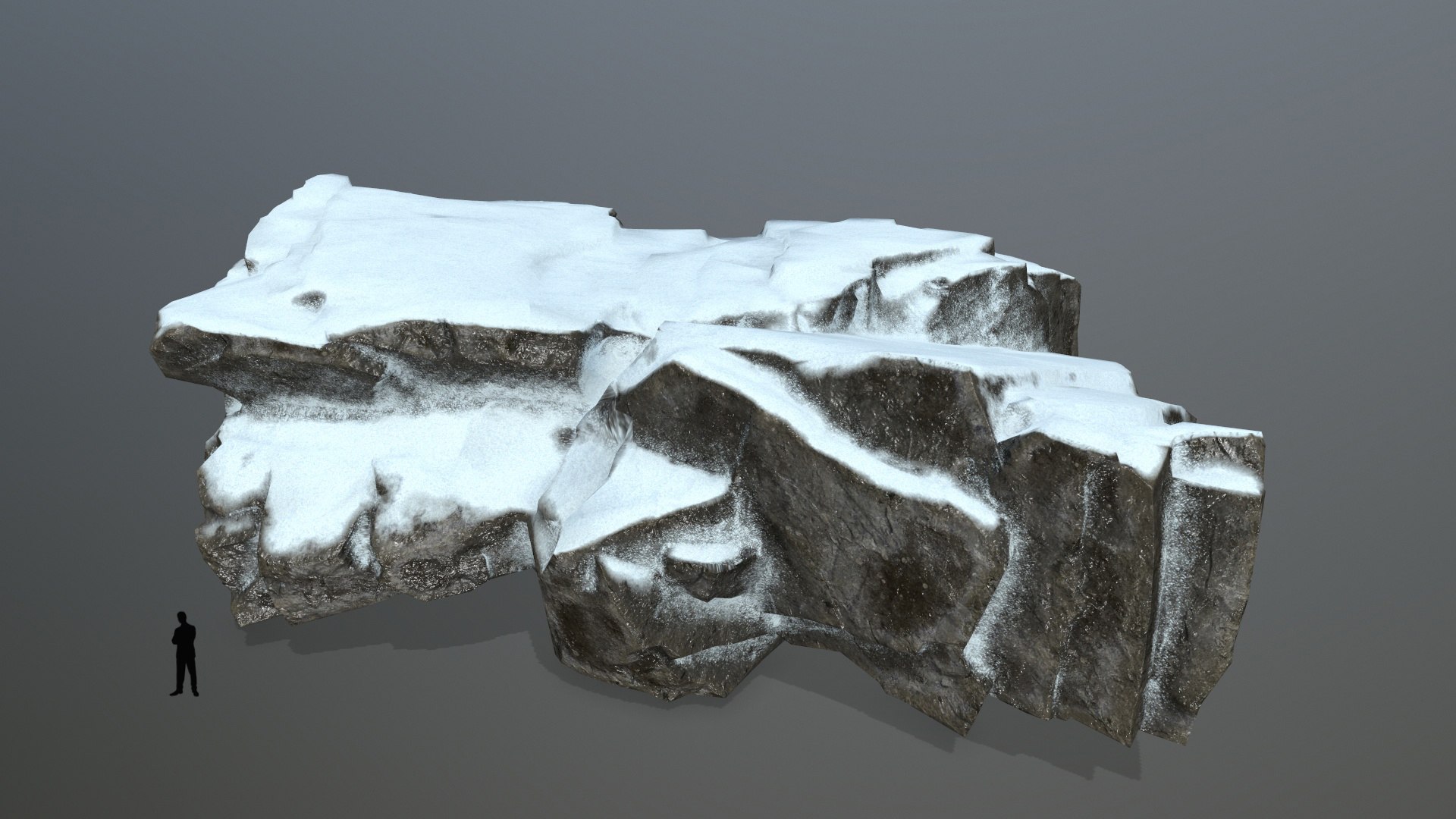 Snow Rocks 3D Model - TurboSquid 2107260