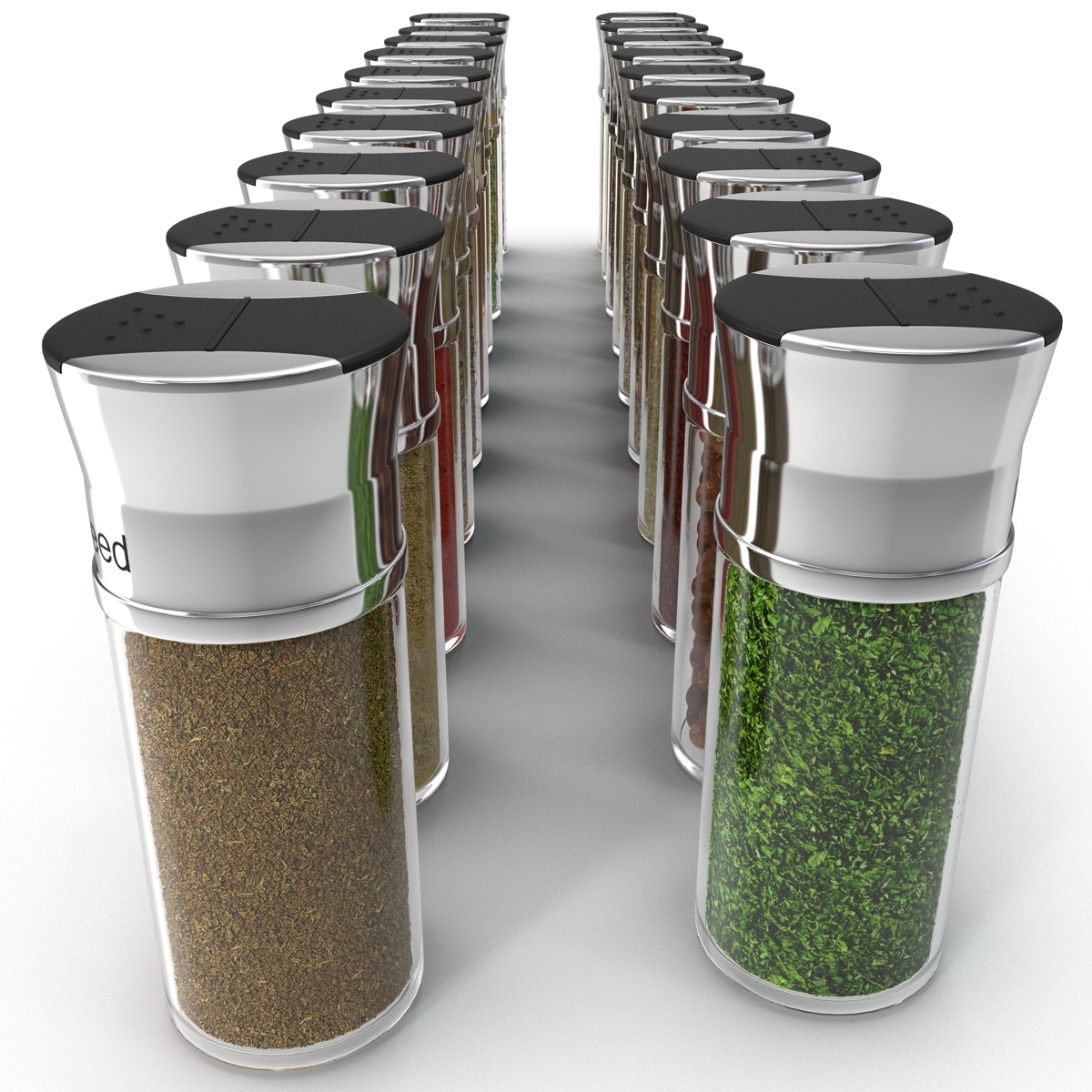 spice bottles set 3ds