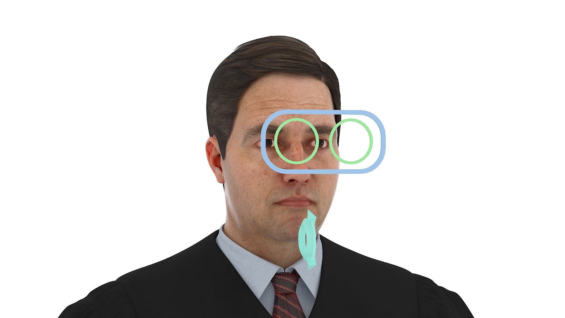 3D Judge Rigged - TurboSquid 2339087