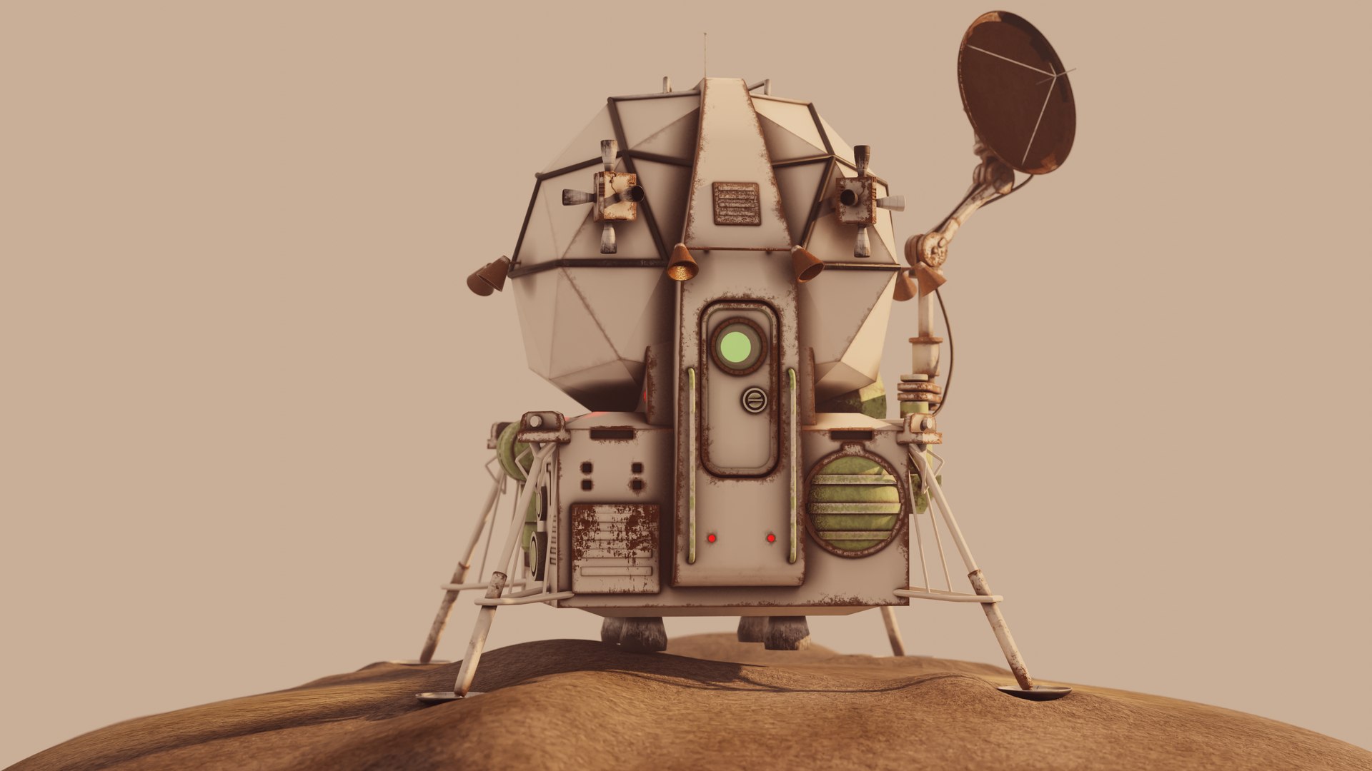 3D Model Dummy Landing Module - TurboSquid 1782671