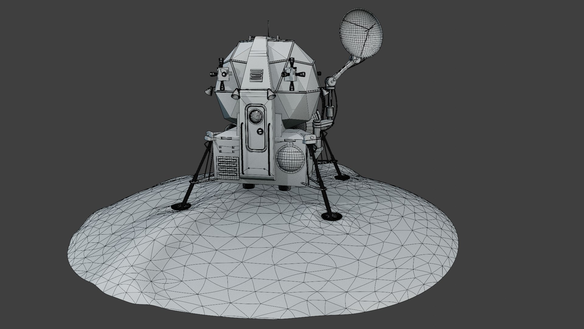 3D Model Dummy Landing Module - TurboSquid 1782671