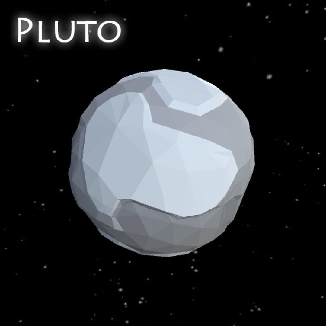Pluto 3D Model - TurboSquid 1156878