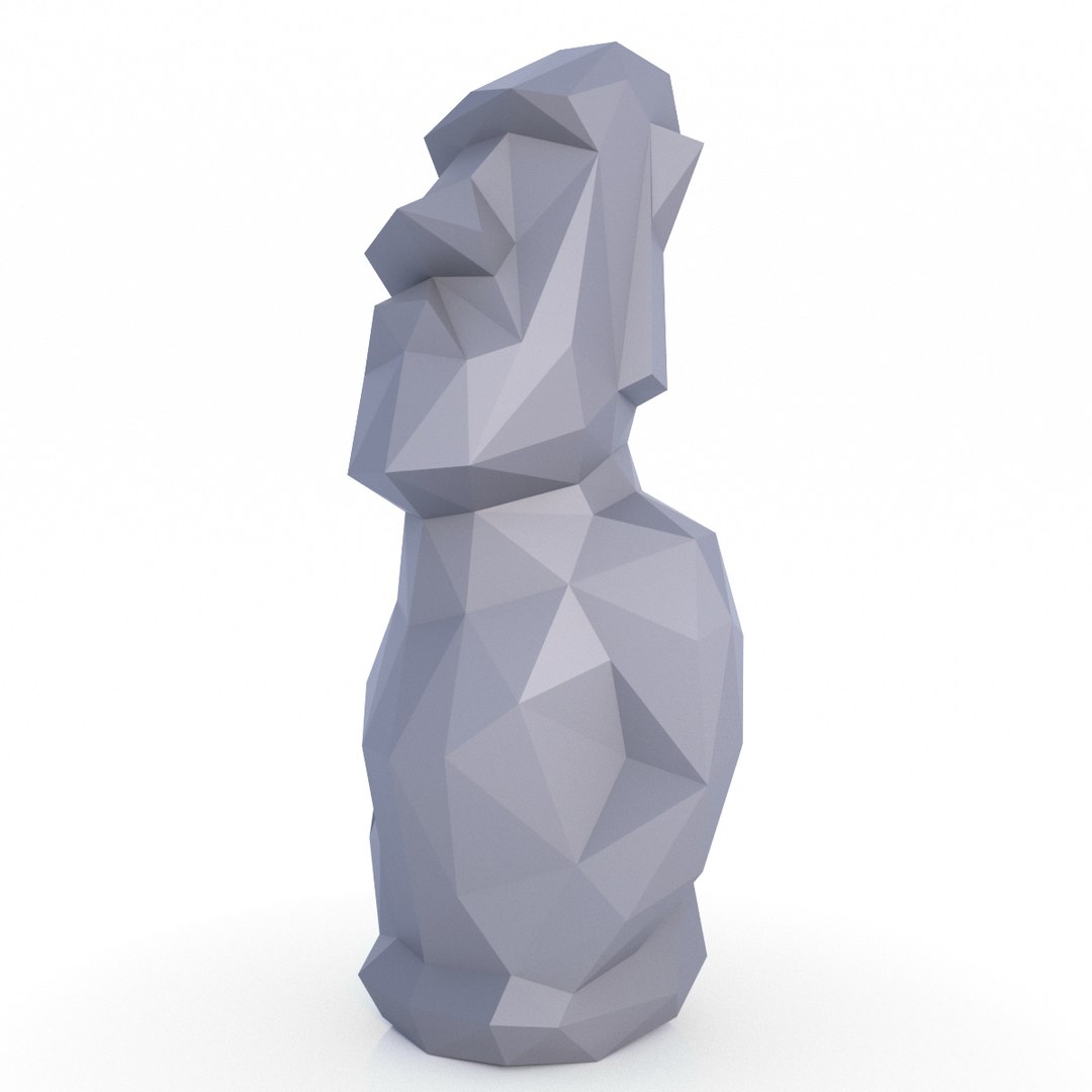 Moai 3D Model - TurboSquid 1295891