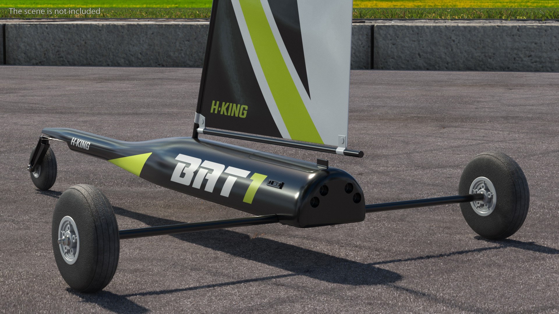 3D Model BAT1 RC Land Yacht Rigged - TurboSquid 1998231