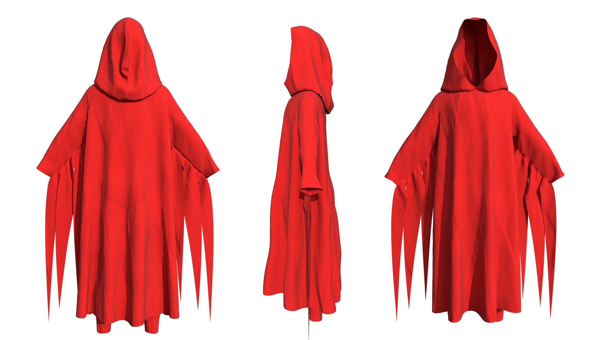 Halloween Costume Hooded 3D Model - TurboSquid 2369152