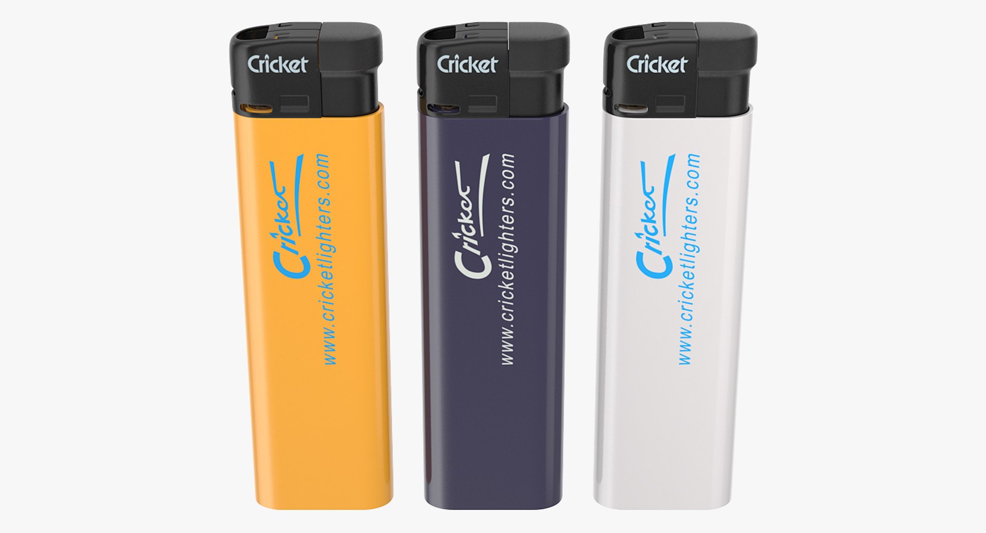 3D Cricket Lighters Set Design Model - TurboSquid 1171275