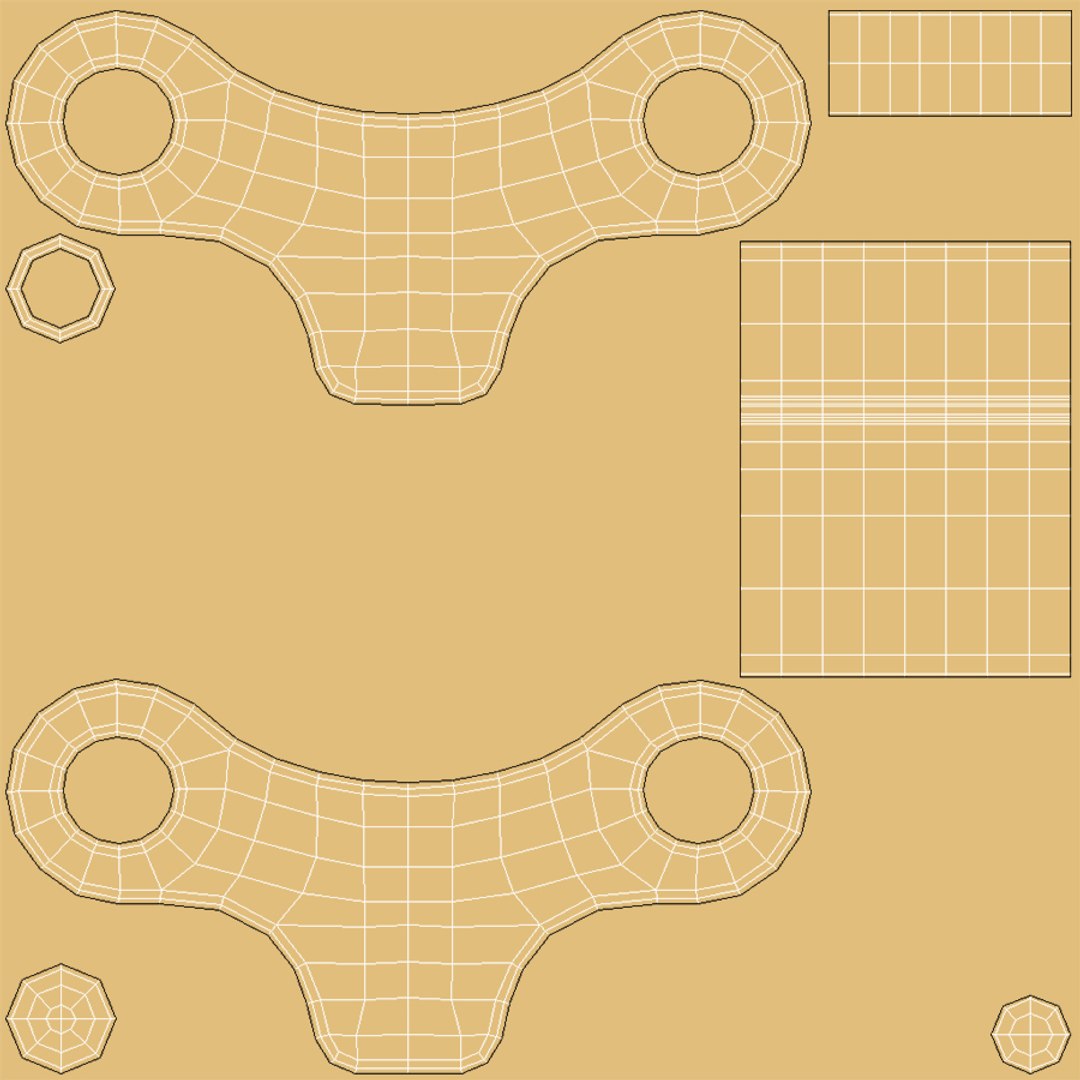 Gold Winding Keys 3D Model - TurboSquid 2057194